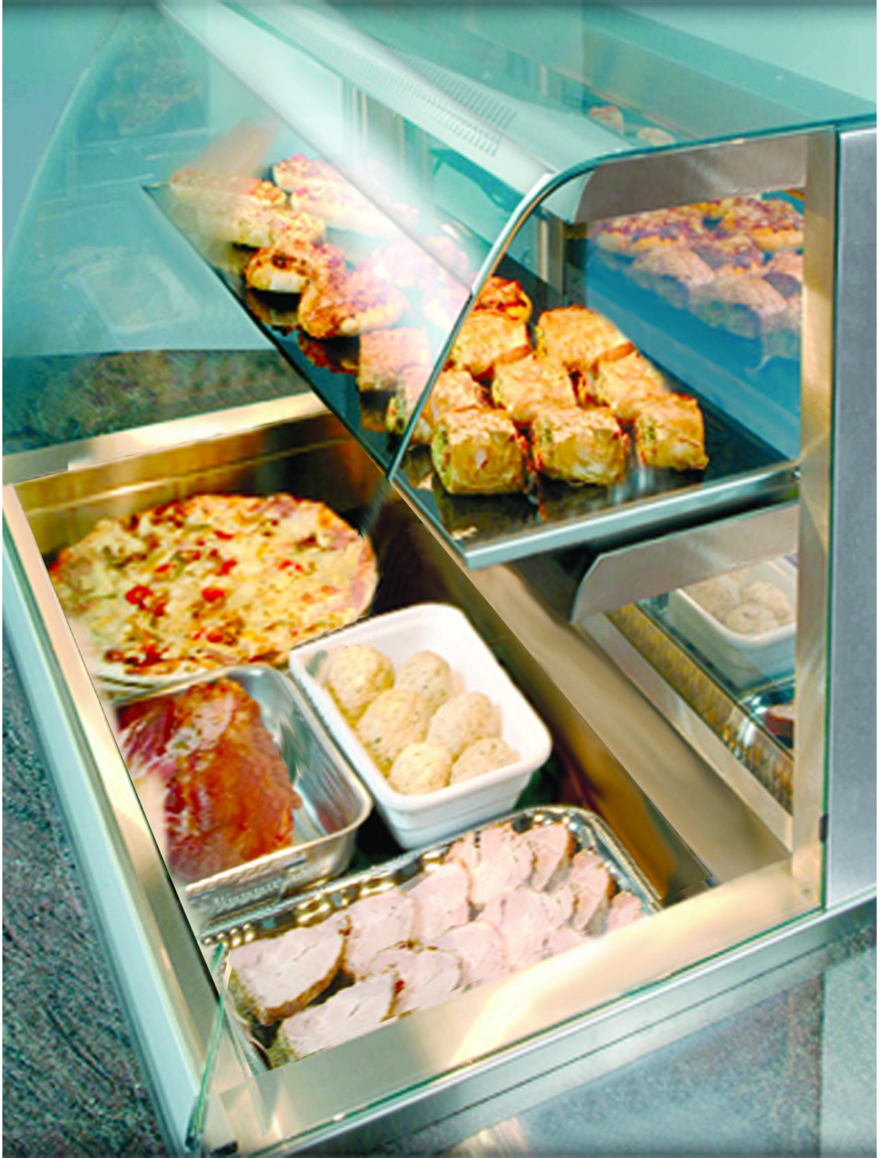 Hot Display (Open Front - Curved) - RPI Industries