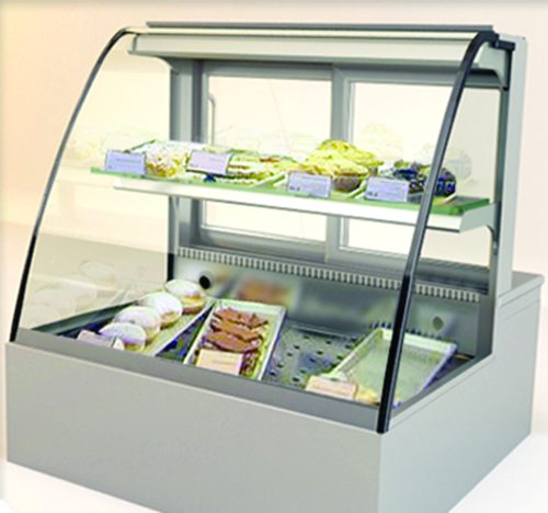 Vienna Counter Top Cold Display Curved - RPI Industries